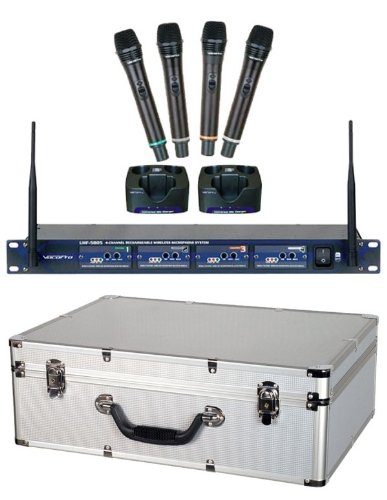 Vocopro UHF58059 Rec 4 Ch Wrls Mic System