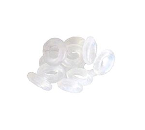 sexy sparkles 20 clear silicone stopper bead spacer charm or clip over for snake chain charm bracelet