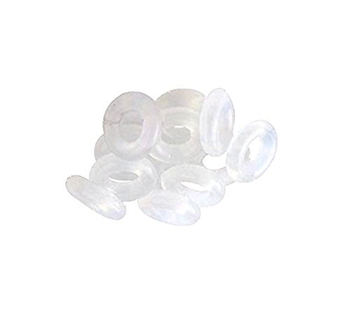 Sexy Sparkles 20 Clear Silicone Stopper Bead Spacer Charm or Clip Over For Snake Chain Charm Bracelet