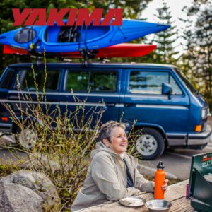 YAKIMA, ShowBoat 66 Rooftop Mounted Canoe and Kayak Load Assist System for Vehicles