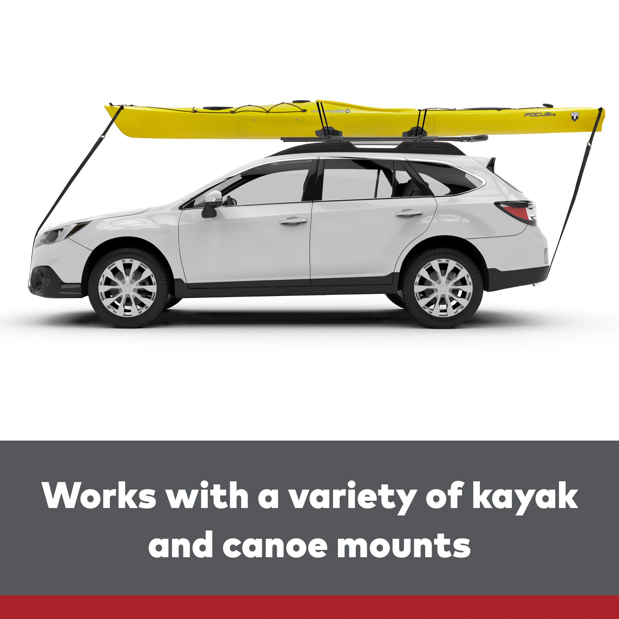 YAKIMA, ShowBoat 66 Rooftop Mounted Canoe and Kayak Load Assist System for Vehicles