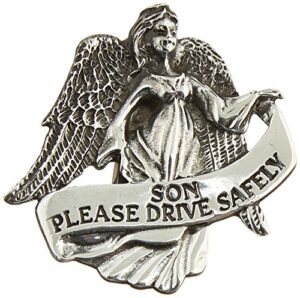 cathedral art (abbey & ca gift auto visor clip, son drive safely, silver