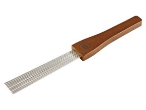 meinl percussion guira scraper with wooden handle-not made in china-equipped with steel rods, 2-year warranty (mgs1)