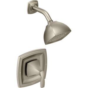 moen voss brushed nickel posi-temp posi-temp pressure balancing shower trim kit, valve required, t2692bn