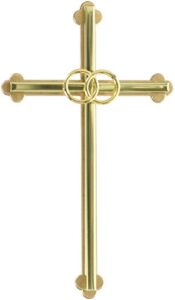 cathedral art gold (abbey & ca gift) wedding cross, 8-inch