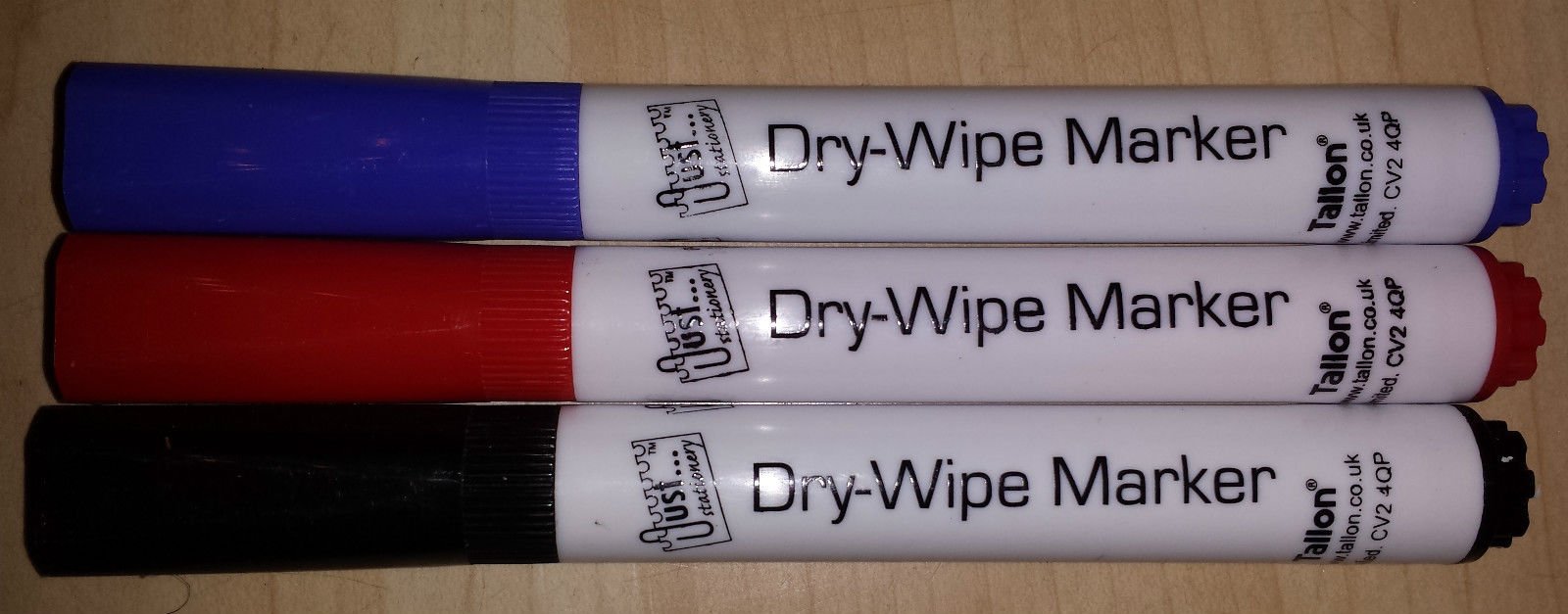 Tallon Just Stationery Chunky Dry Wipe Board Markers Pack Of 3