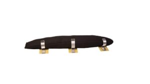 remo hardware package, bass muffle strip, black, for 18" diameter drum