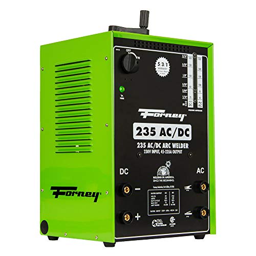 Forney 235 AC/DC Stick Welder, Arc Welder,230-Volt, 230/ 180 Amp , Green - 314