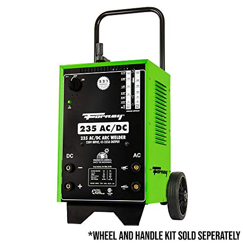 Forney 235 AC/DC Stick Welder, Arc Welder,230-Volt, 230/ 180 Amp , Green - 314