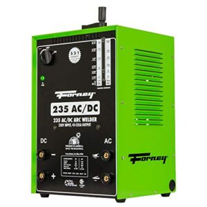 Forney 235 AC/DC Stick Welder, Arc Welder,230-Volt, 230/ 180 Amp , Green - 314