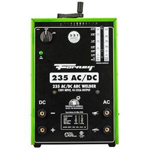 Forney 235 AC/DC Stick Welder, Arc Welder,230-Volt, 230/ 180 Amp , Green - 314