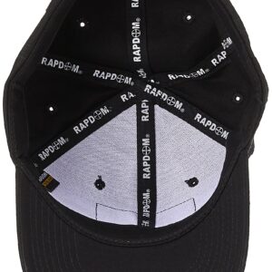 RAPDOM Mens Padded Baseball-caps, Black