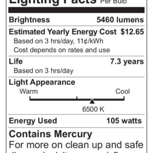 LimoStudio 2-Pack 105W, 6500K Compact Fluorescent Light CFL Daylight Bulb for Photography and Video, Spiral Design Lighting, AGG878