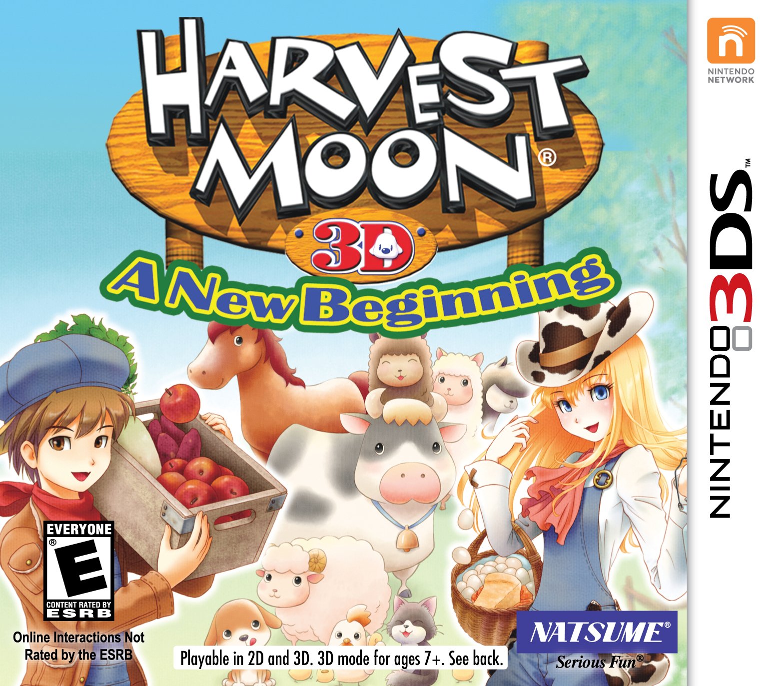 Harvest Moon 3D: A New Beginning - Nintendo 3DS