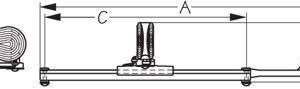 Sea-Lect Designs Trucourse™ Rudder & Footbrace Kit