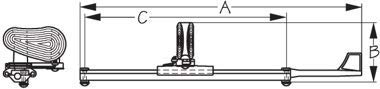 Sea-Lect Designs Trucourse™ Rudder & Footbrace Kit