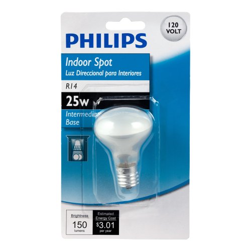 Philips LED 415372 Indoor Spot Light 25-Watt R14 Intermediate Base Light Bulb