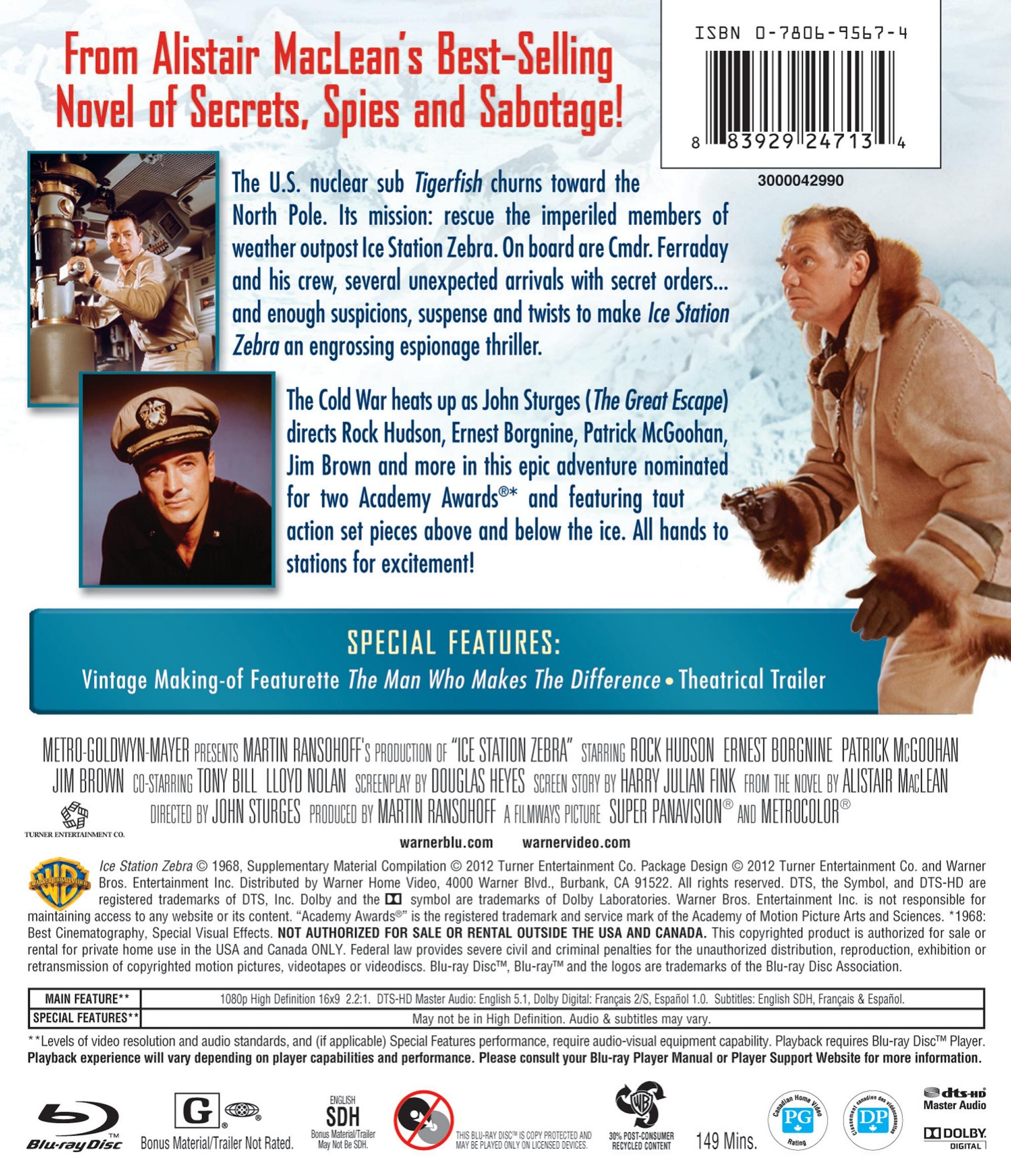 Ice Station Zebra (BD) [Blu-ray]