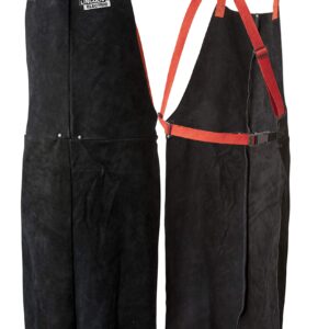 Lincoln Electric Leather Welding Apron | 42" Length | Adjustable Fit | Black |K3110-ALL