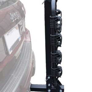 BRIGHTLINES Heavy Duty Swing Away Fold Down 2" Hitch Mount Bike Rack for up to 4 Four Bikes