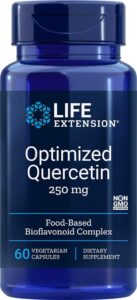 life extension optimized quercetin capsules, 60-count (pack of 3)