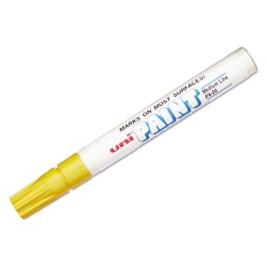 sanford uni-paint 63605 uni-paint marker medium point yellow