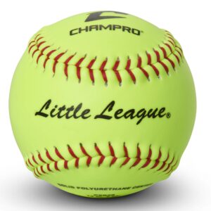 champro little league poly synthetic cover, red set (optic yellow, 12-inch)