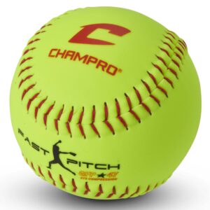 Champro NFHS Synthetic Cover, Red Set (Optic Yellow) (Pack Of 12)