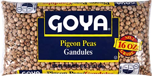 Goya Foods Pigeon Peas, Gandules, Dry, 16 Ounce (Pack of 24)