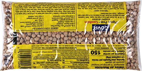 Goya Foods Pigeon Peas, Gandules, Dry, 16 Ounce (Pack of 24)