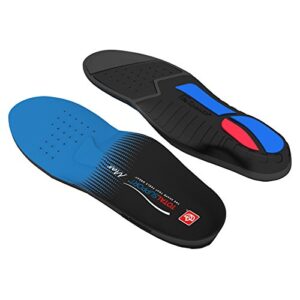 spenco total support max shoe insoles - orthotic metatarsal arch support inserts - absorbs shock, reduces over-pronation, conforms to foot contours, deep heel cupping women's 9-10.5/men's 8-9.5