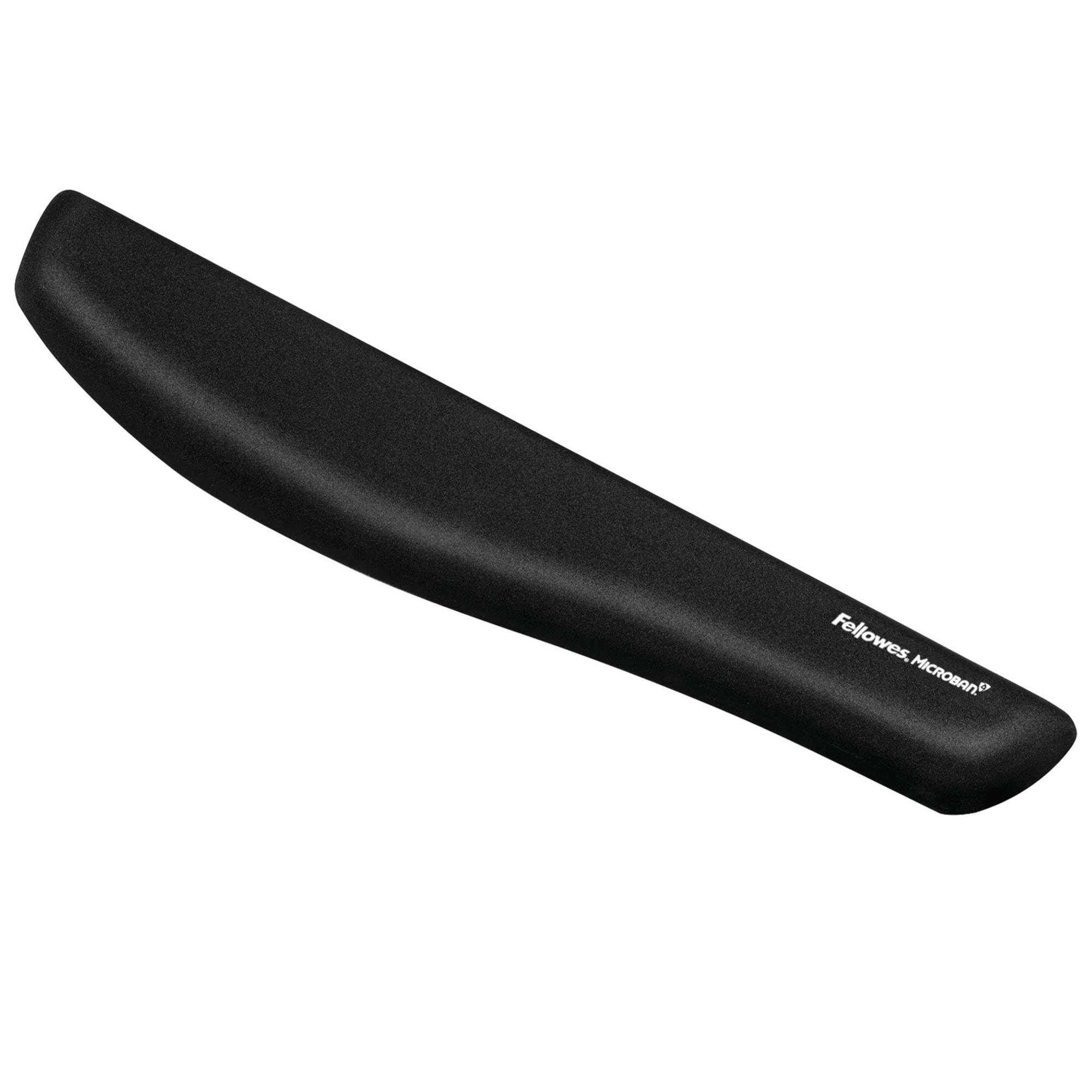 Fellowes PlushTouch Wrist Rest with FoamFusion Technology, Black (9252101)