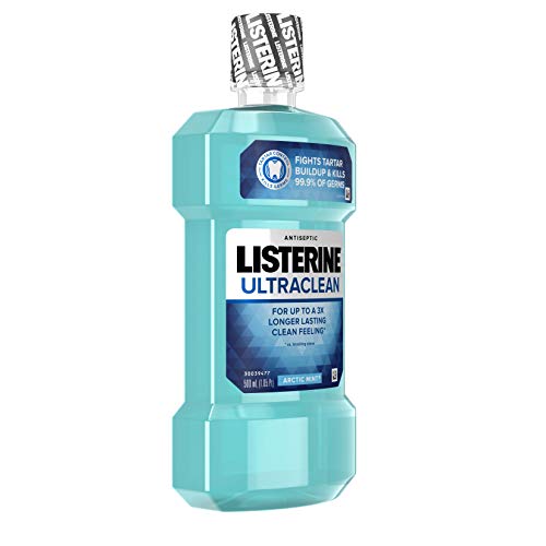 Listerine UltraClean Mouthwash, Arctic Mint - 16.9 oz