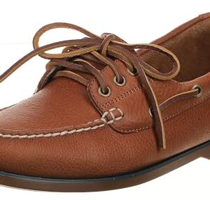 Polo Ralph Lauren mens Bienne loafers shoes, Tan Tumbled Leather, 10 US