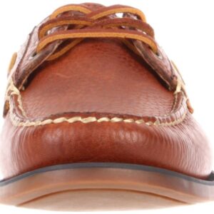 Polo Ralph Lauren mens Bienne loafers shoes, Tan Tumbled Leather, 10 US