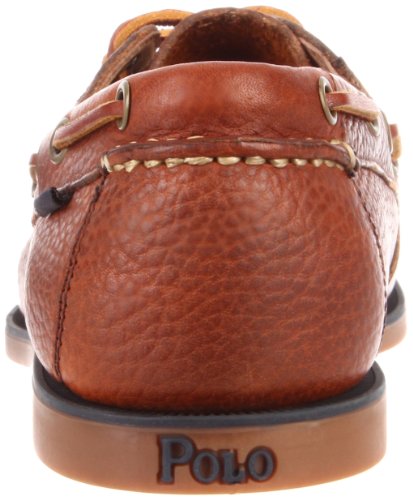 Polo Ralph Lauren mens Bienne loafers shoes, Tan Tumbled Leather, 10 US