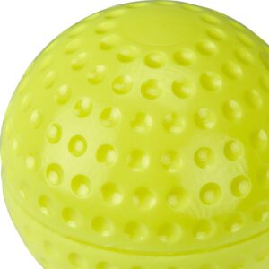 Champro Dimple Molded Softball, Pitching Machine, Pack of 12 (Optic Yellow, 11-Inch)