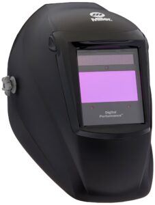 auto darkening welding helmet, black, digital performance, 3, 5 to 8/8 to 13 lens shade