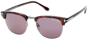 tom ford tf248 henry 52a dark havana clubmaster style 51mm