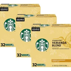 Starbucks Coffee Veranda blend single serve capsules for Keurig K-Cup pod brewers (96 Count)