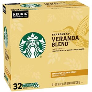 Starbucks Coffee Veranda blend single serve capsules for Keurig K-Cup pod brewers (96 Count)