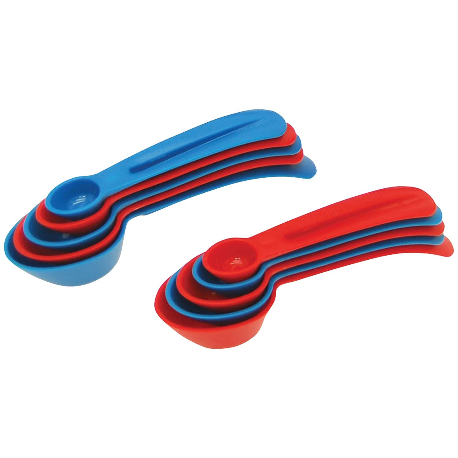 Starfrit Measuring Spoons, Blue/Red