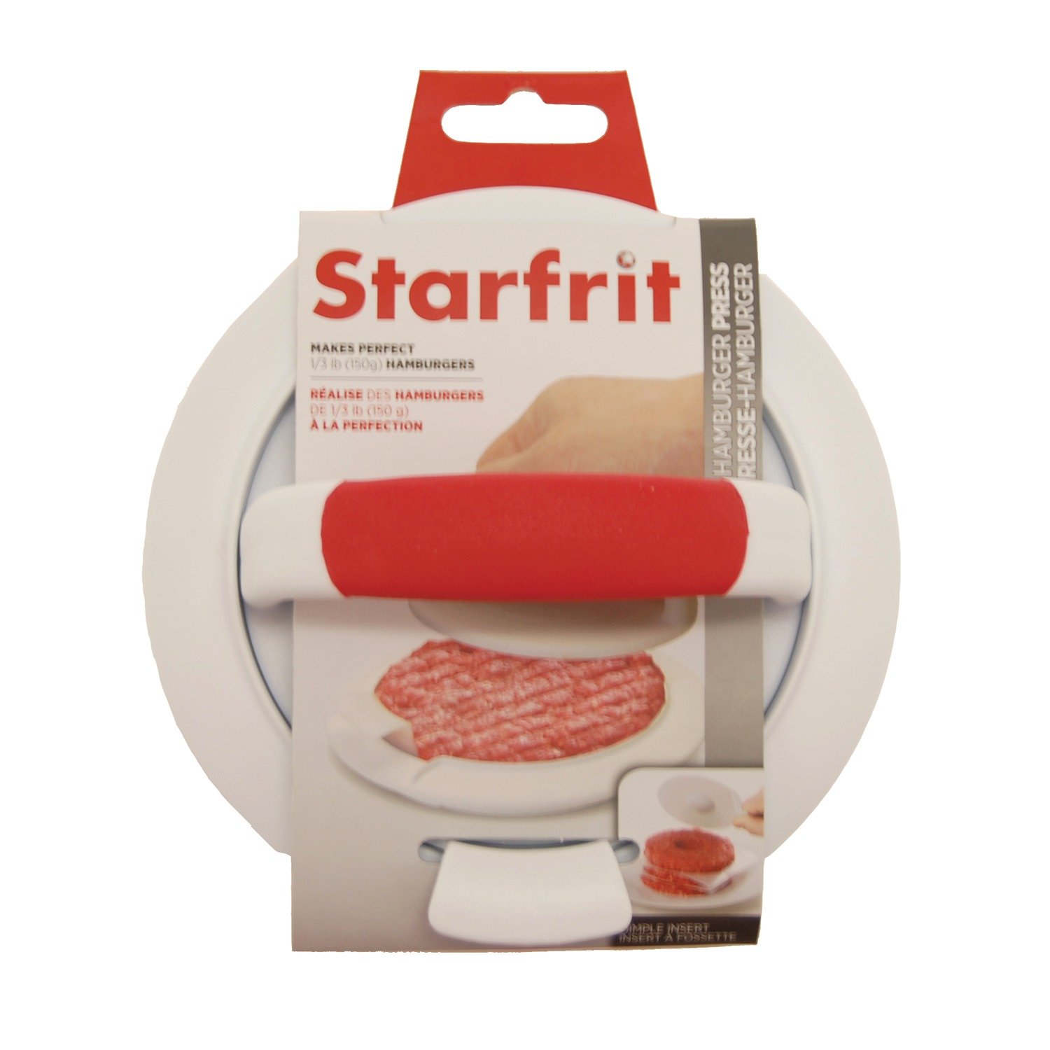 Starfrit Hamburger Press, White