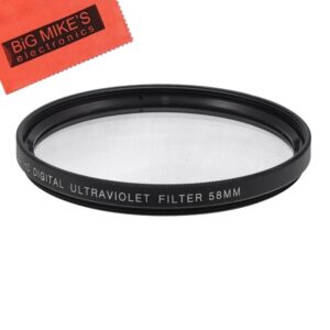 58mm uv filter for nikon 55-300mm f/4.5-5.6g ed vr af-s dx nikkor