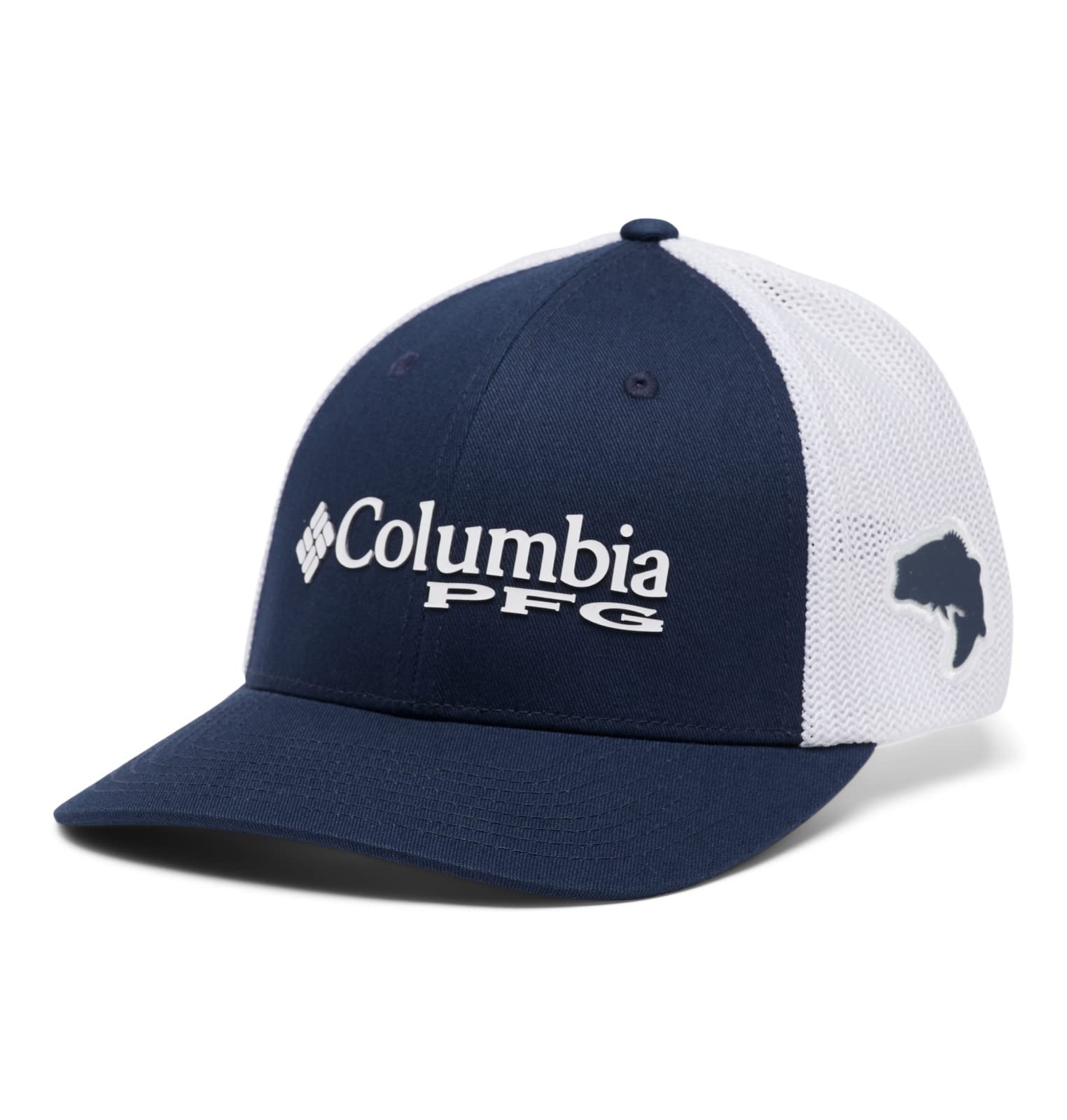 Columbia womens PFG Mesh Ball Cap, Collegiate Navy, Large-X-Large US