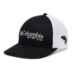 Columbia womens PFG Mesh Ball Cap, Black, Large-X-Large US