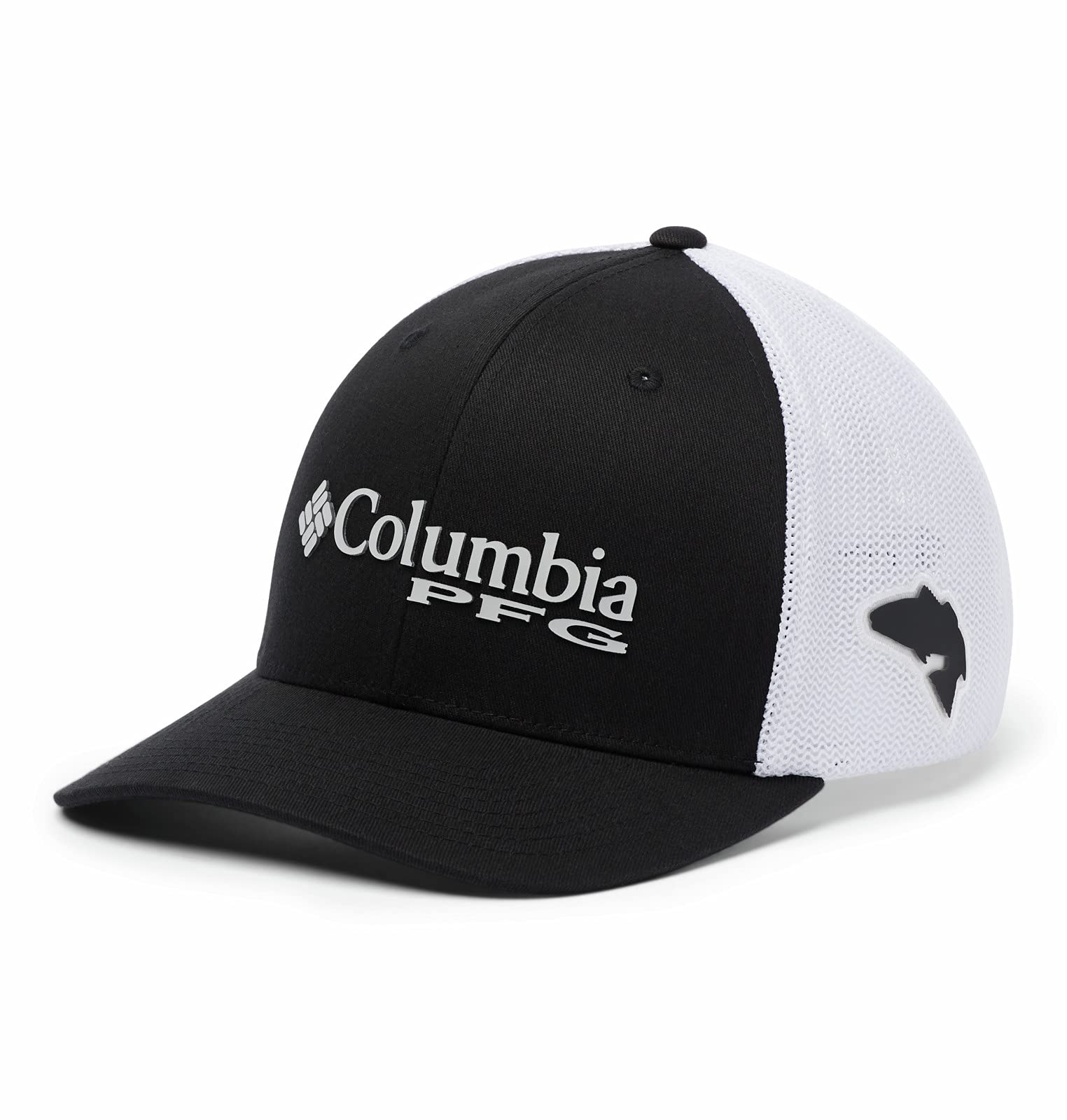 Columbia womens PFG Mesh Ball Cap, Black, Large-X-Large US