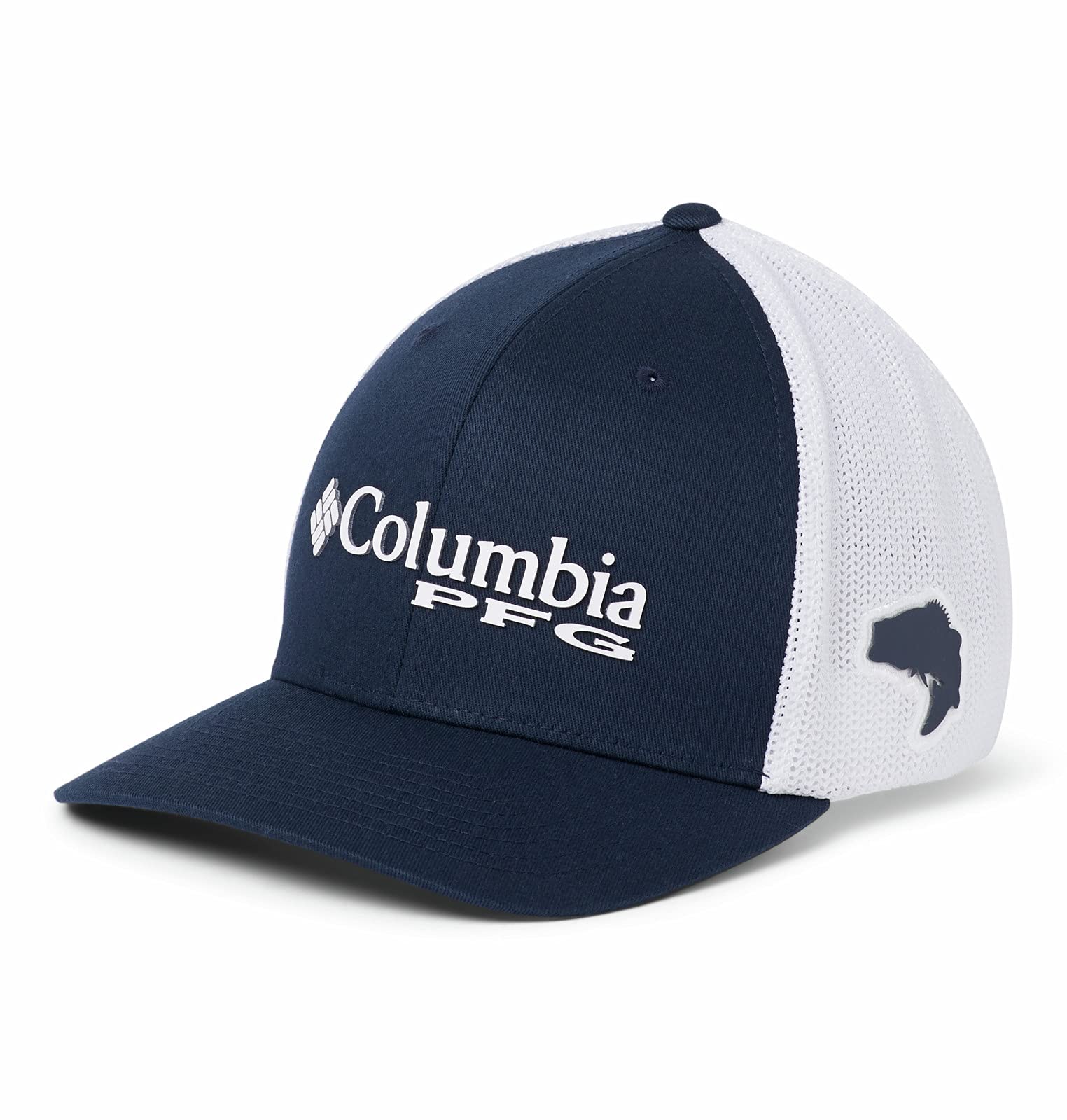 Columbia womens PFG Mesh Ball Cap, Collegiate Navy, Large-X-Large US