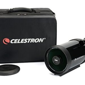 Celestron – C5 Angled Spotting Scope – Schmidt-Cassegrain Spotting Scope – Great for Long Range Viewing – 50x Magnification with 25mm Eyepiece – Multi-Coated Optics – Rubber Armored