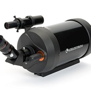 Celestron – C5 Angled Spotting Scope – Schmidt-Cassegrain Spotting Scope – Great for Long Range Viewing – 50x Magnification with 25mm Eyepiece – Multi-Coated Optics – Rubber Armored